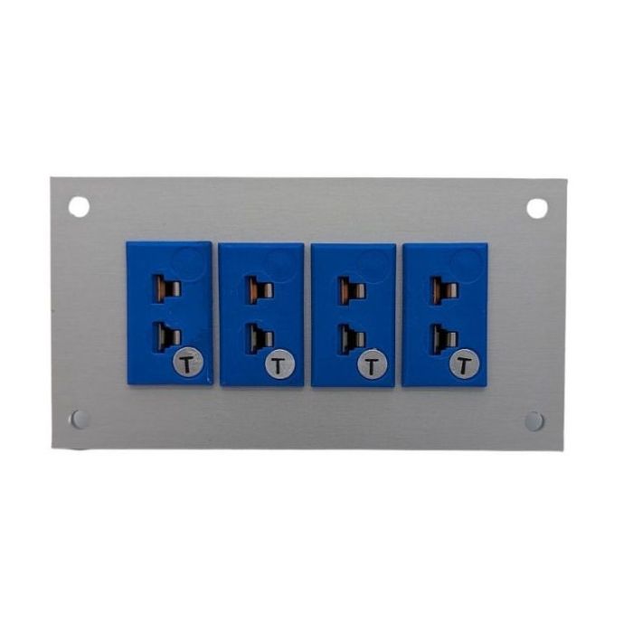 Conector de termopar Panel de aluminio con enchufes en miniatura ANSI ...