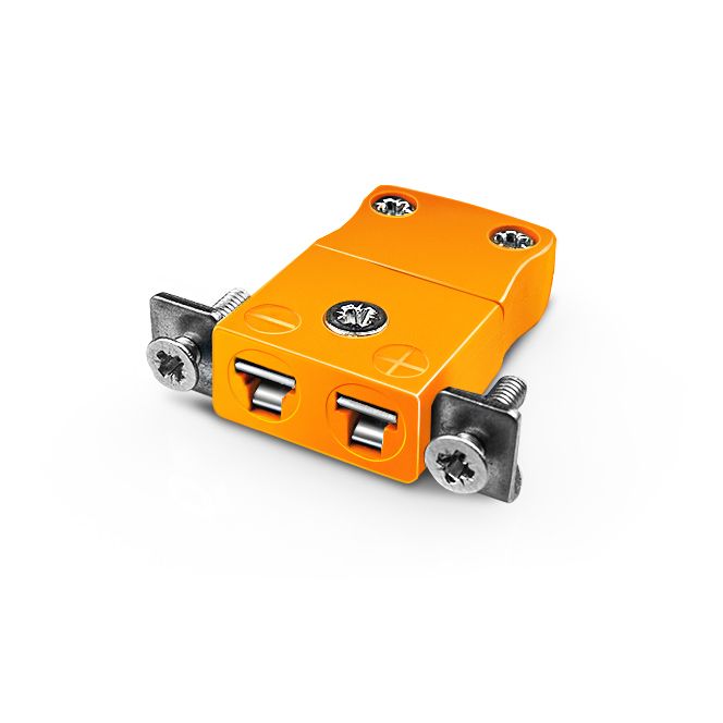 Miniature Panel Mount Thermocouple Connector with Stainless Steel ...